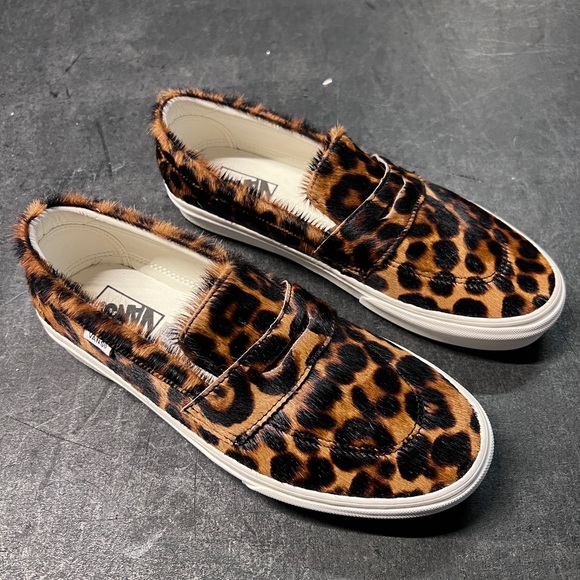 Vans | Shoes | Vans Leopard Print Slipon Style 53 Shoes | Poshmark